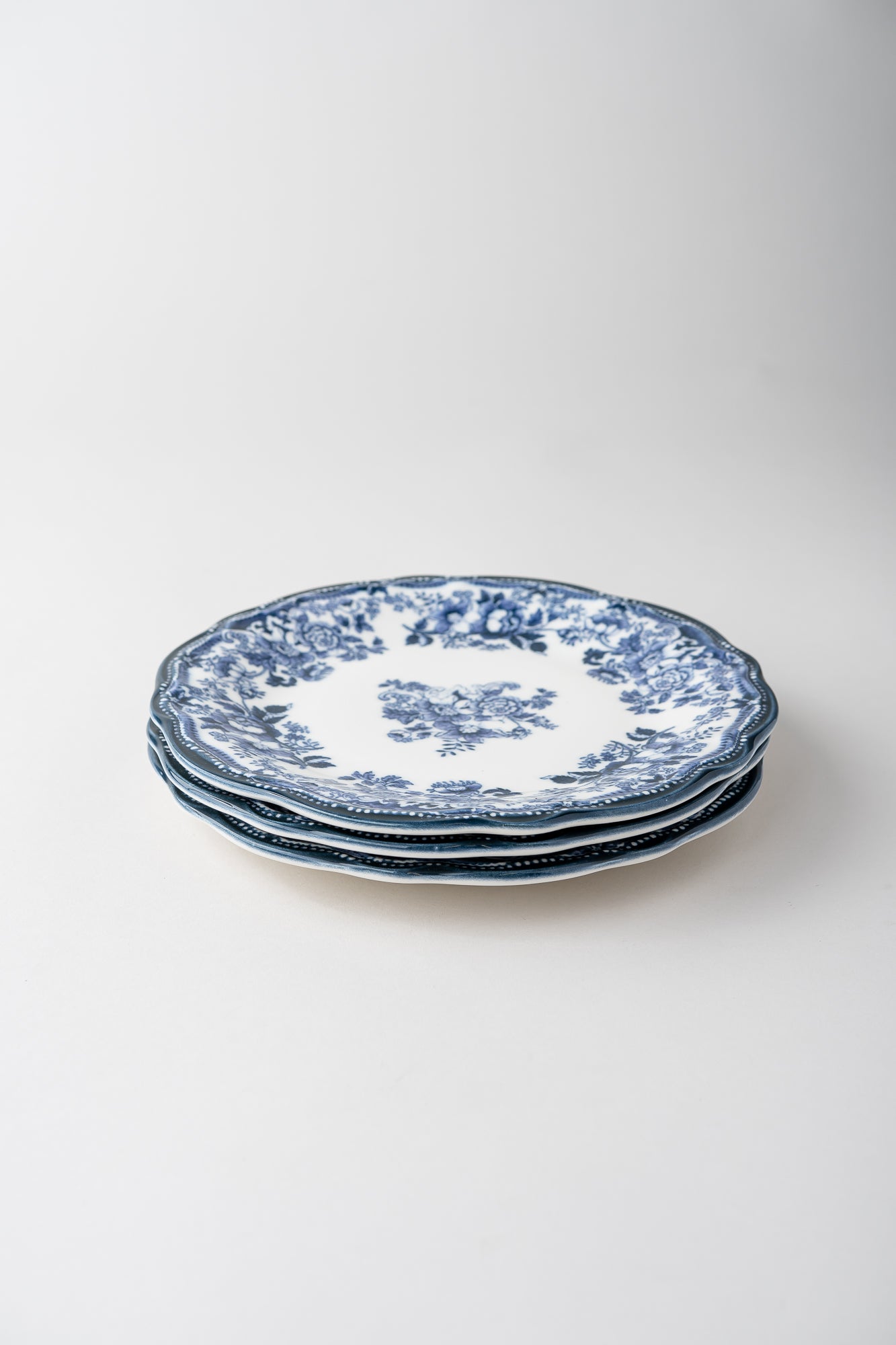 Porcelain Side Plate - Faustine Blue – June Home Supply